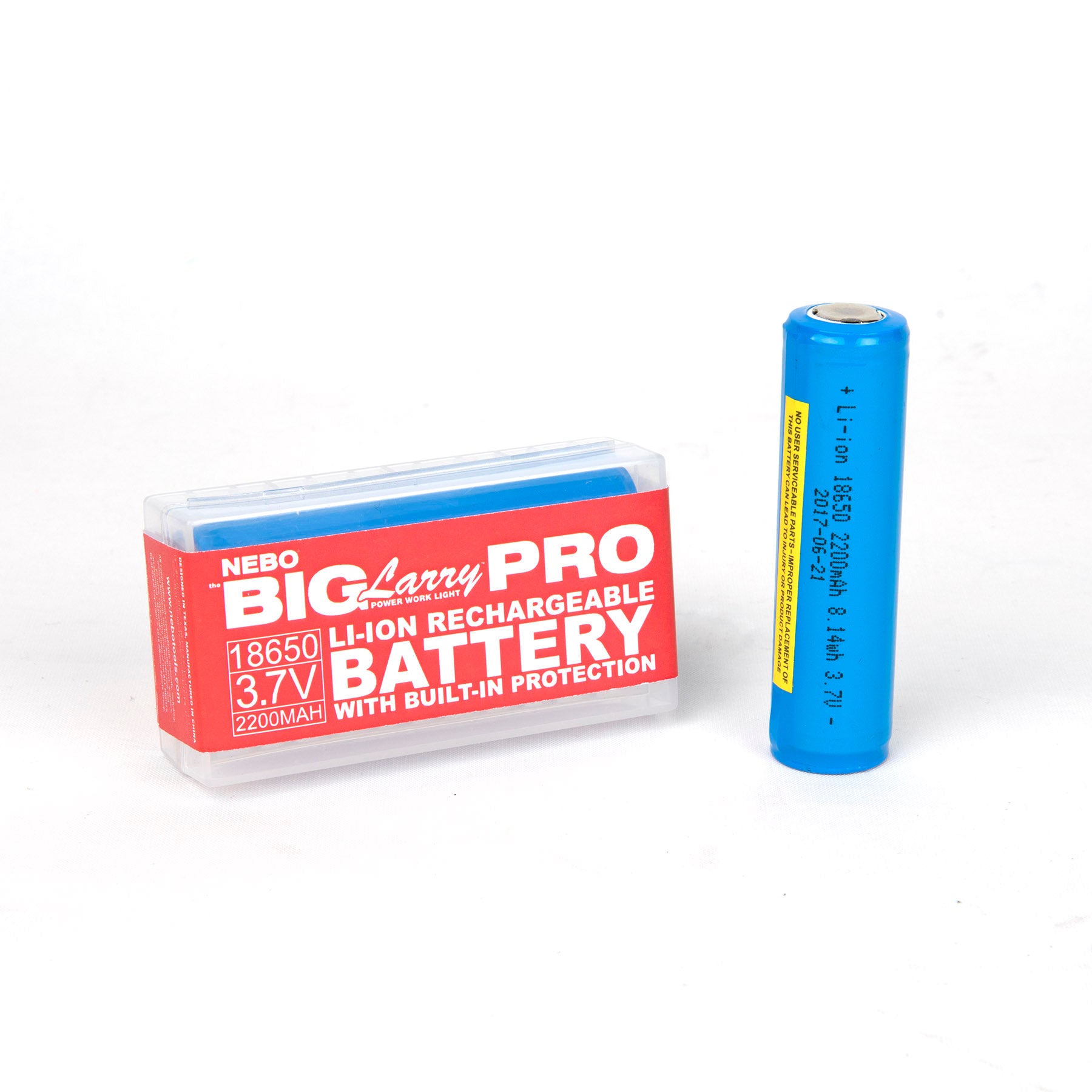 Rechargeable Rechargeable Battery 18650 2200 mAh - NE6640BAT – Nebo Lights